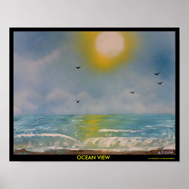Ocean View Poster | Zazzle