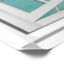 Ocean View Trompe l'oeil Fake Window Poster | Zazzle