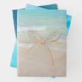 Ocean Water Beach Blue Sea Wrapping Paper Sheets | Zazzle