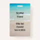 Ocean Water Beach Scene Custom Badge | Zazzle