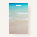 Ocean Water Beach Scene Custom Badge | Zazzle