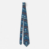 Ocean Wave Personification Illustration Neck Tie | Zazzle