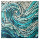 Ocean Wave Spiral Mosaic Ceramic Tile | Zazzle