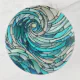 Ocean Wave Spiral Mosaic Trinket Tray | Zazzle