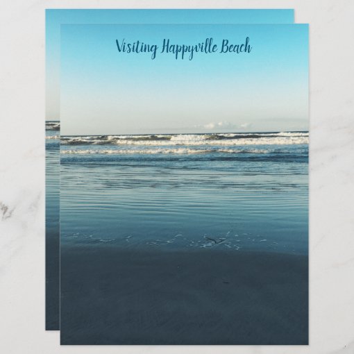 Ocean Waves Background Craft Scrapbook Paper | Zazzle