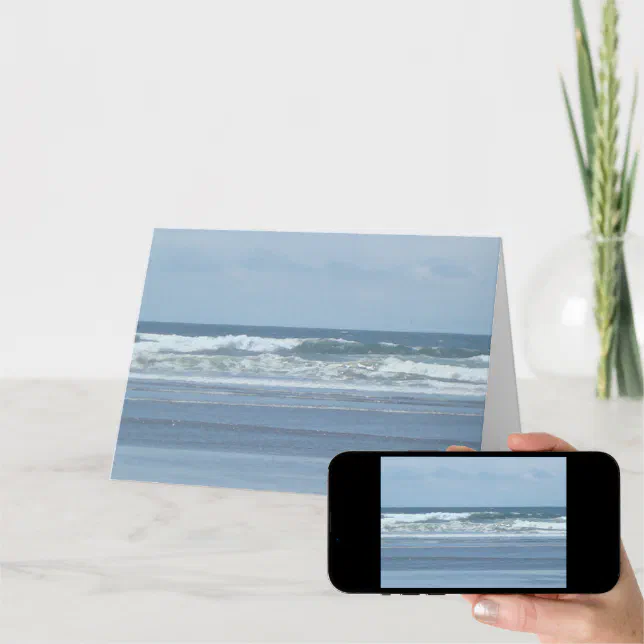 Ocean Waves Card | Zazzle