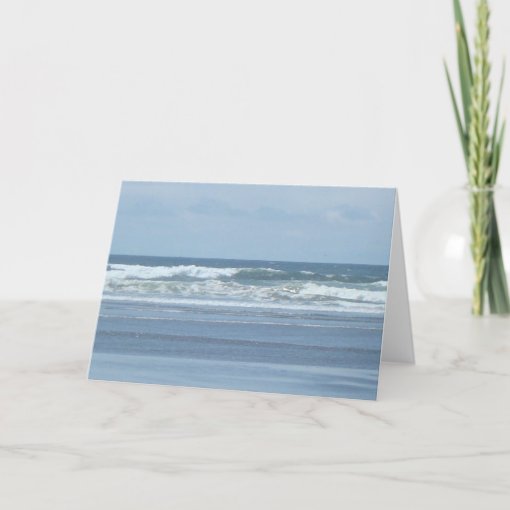 Ocean Waves Card | Zazzle