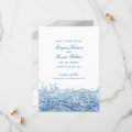 Ocean Waves Elegant Navy Wedding Save The Date | Zazzle
