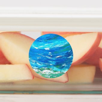 OCEAN WAVES LABELS | Zazzle