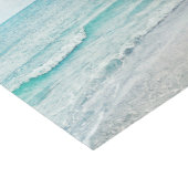 Ocean Waves Painting Aqua Light Blue Watercolor Tissue Paper | Zazzle