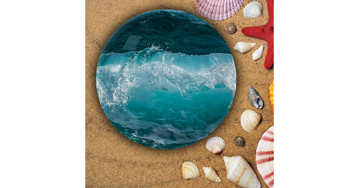 Ocean Waves Paperweight | Zazzle