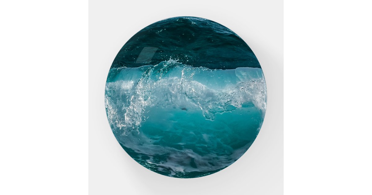 Ocean Waves Paperweight | Zazzle