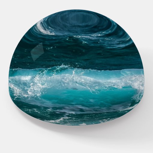 Ocean Waves Paperweight | Zazzle