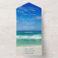 Ocean Waves Photo Chic Tropical Beach Blue Wedding All In One ...