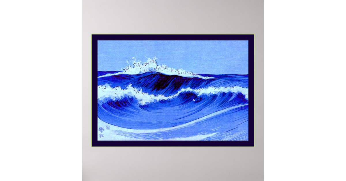 Ocean Waves Poster | Zazzle