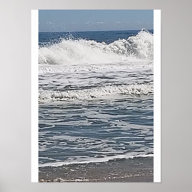 Ocean Waves Poster | Zazzle