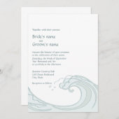 Ocean Waves Wedding Invitations | Zazzle