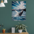 Ocean Whale Poster | Zazzle