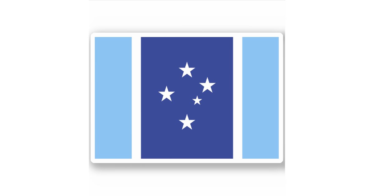Oceanic Union Flag Sticker | Zazzle