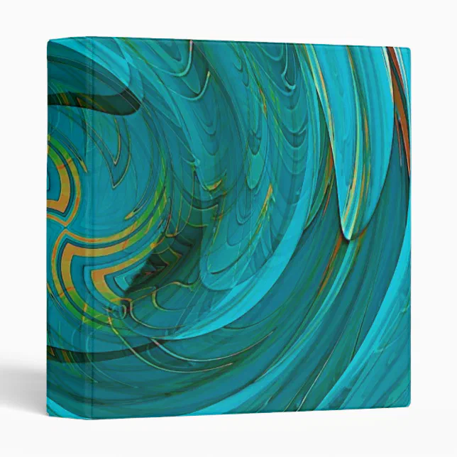 Ocean's Turquoise Dream Binder | Zazzle