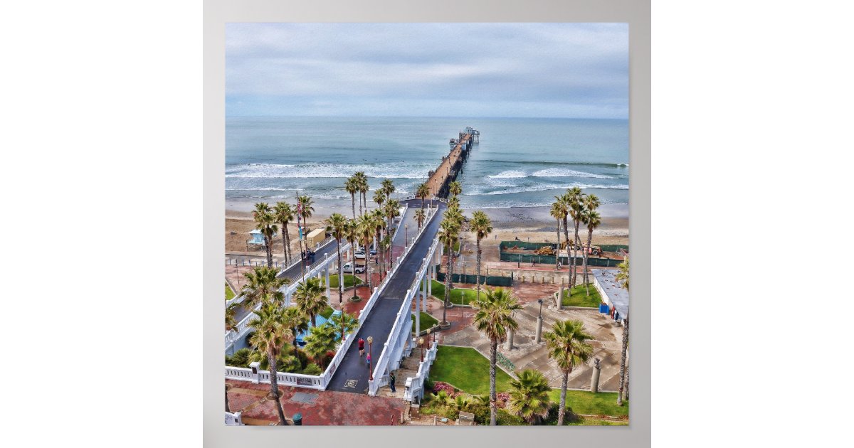 Oceanside Pier Poster | Zazzle