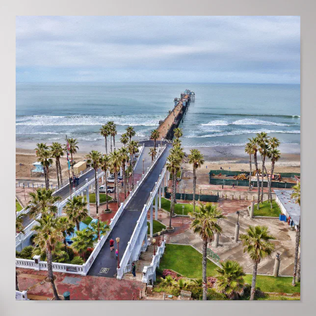 Oceanside Pier Poster | Zazzle