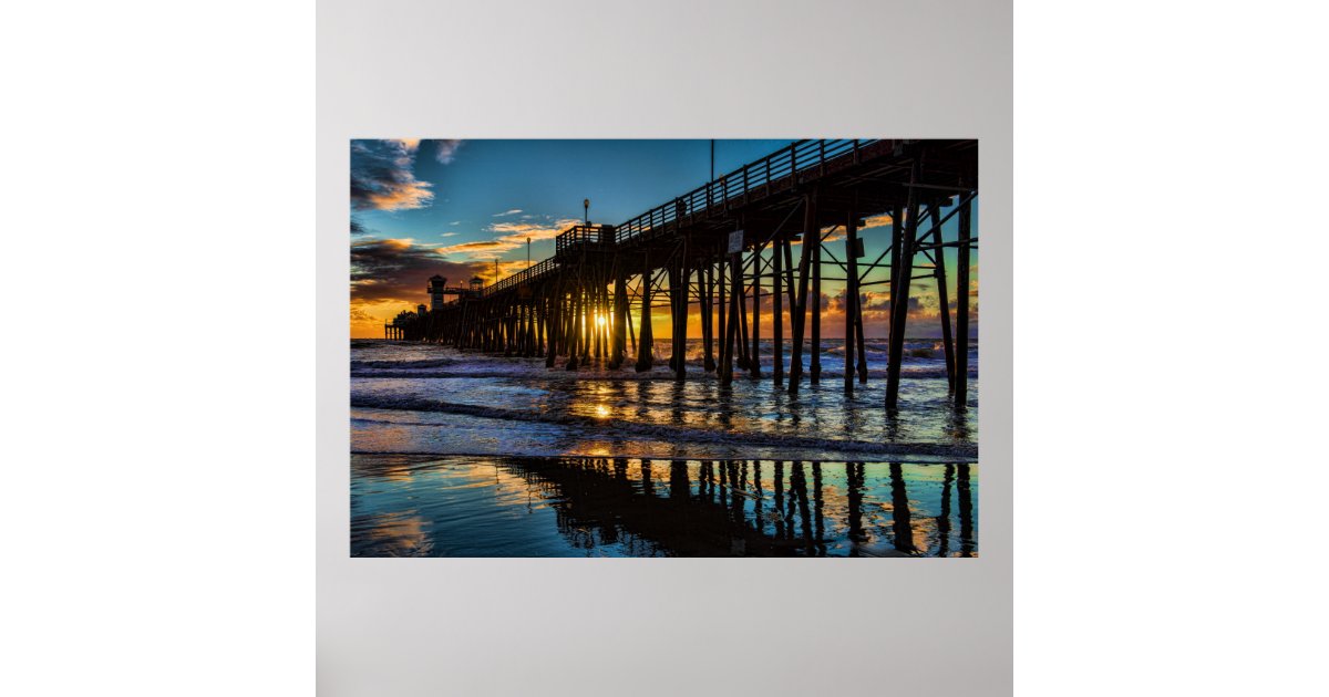 Oceanside Pier Poster | Zazzle