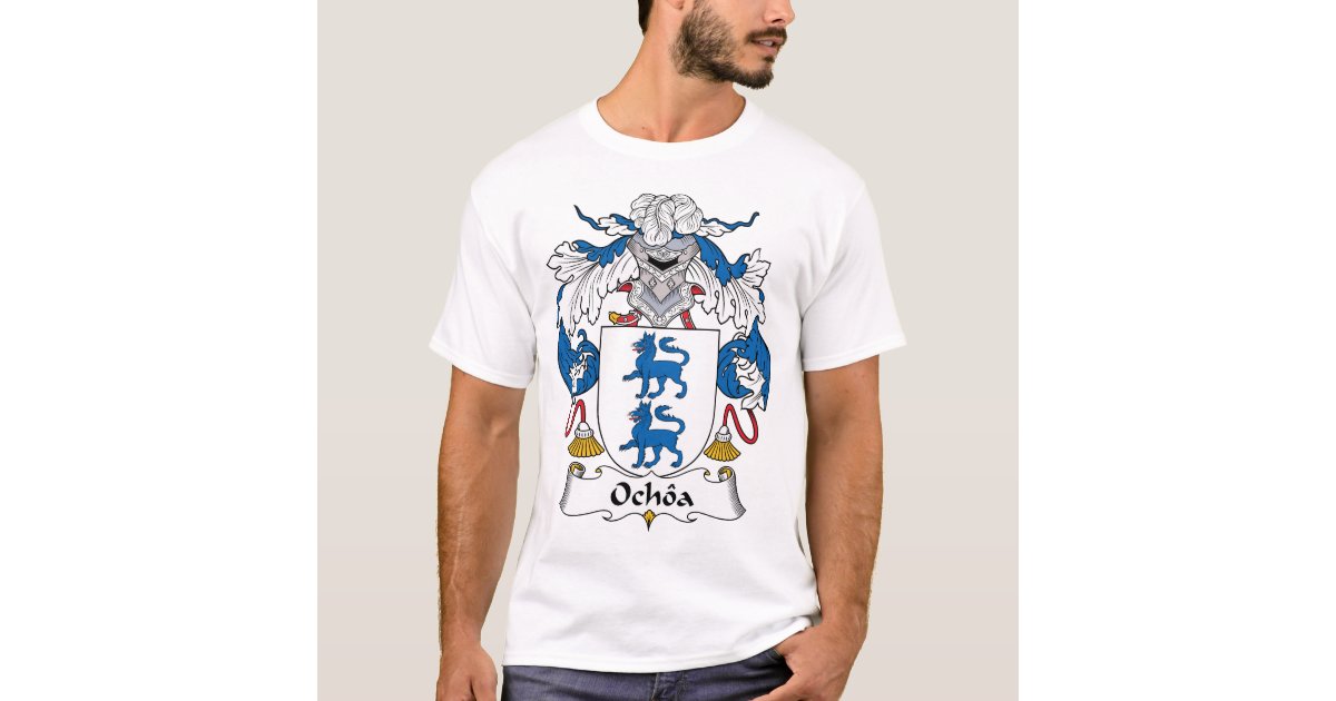 Ochoa Family Crest T-Shirt | Zazzle