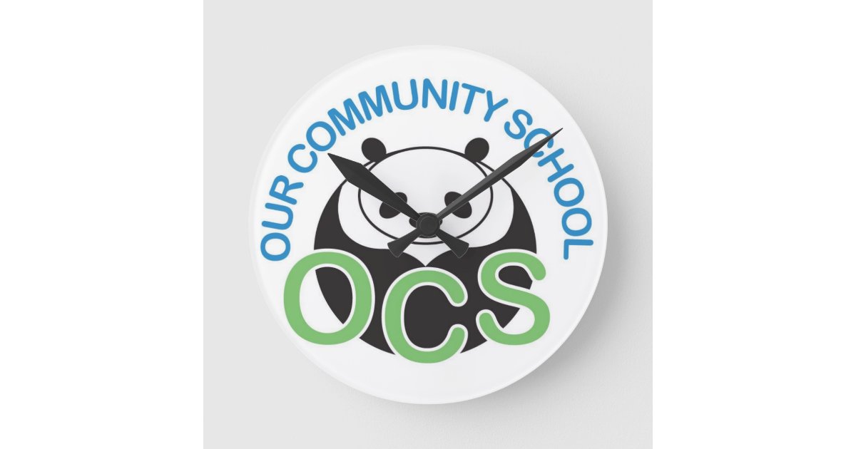 OCS Logo Wall Clock | Zazzle