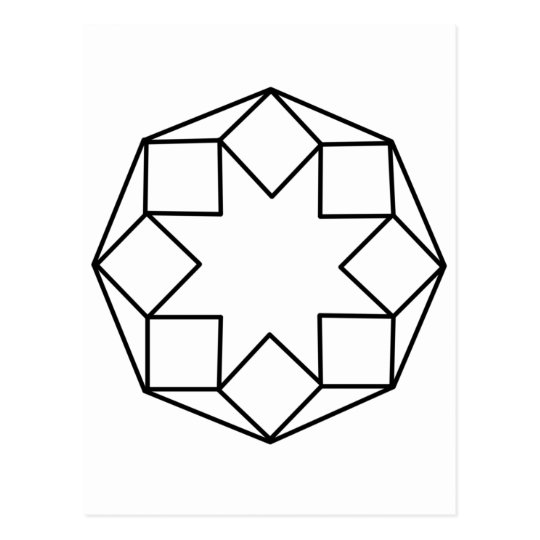 Octagon Square Postcard | Zazzle.com