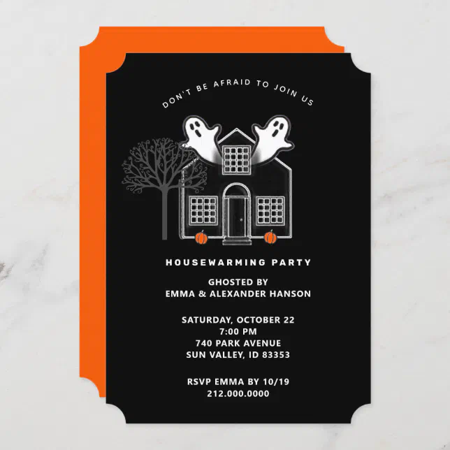 October Housewarming Party Invitations | Zazzle