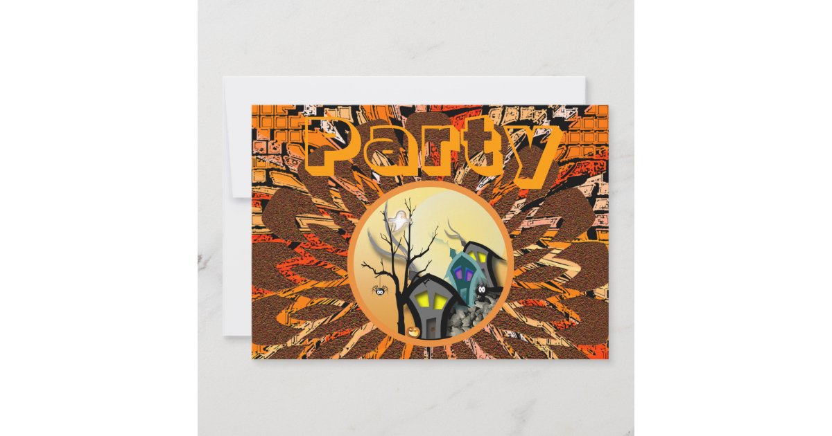 October Party Invitation | Zazzle