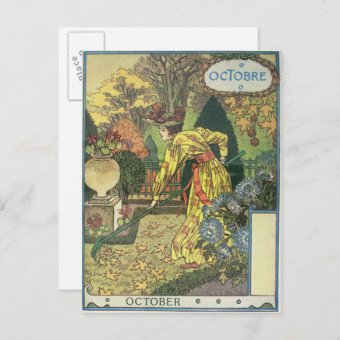 October Postcard | Zazzle