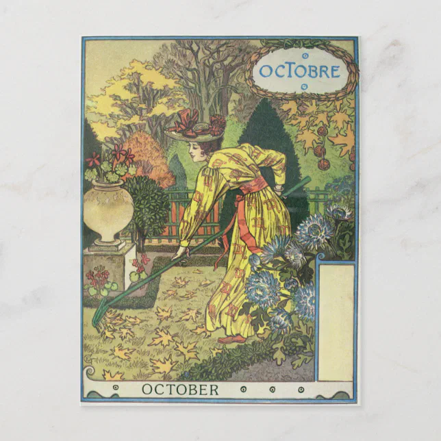 October Postcard | Zazzle