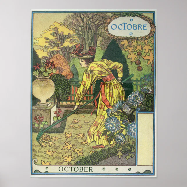 October Poster | Zazzle