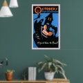 October Reading Library Halloween Vintage WPA Poster | Zazzle