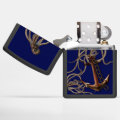 Octopus and Anchor on a deep dark blue sea Zippo Lighter | Zazzle