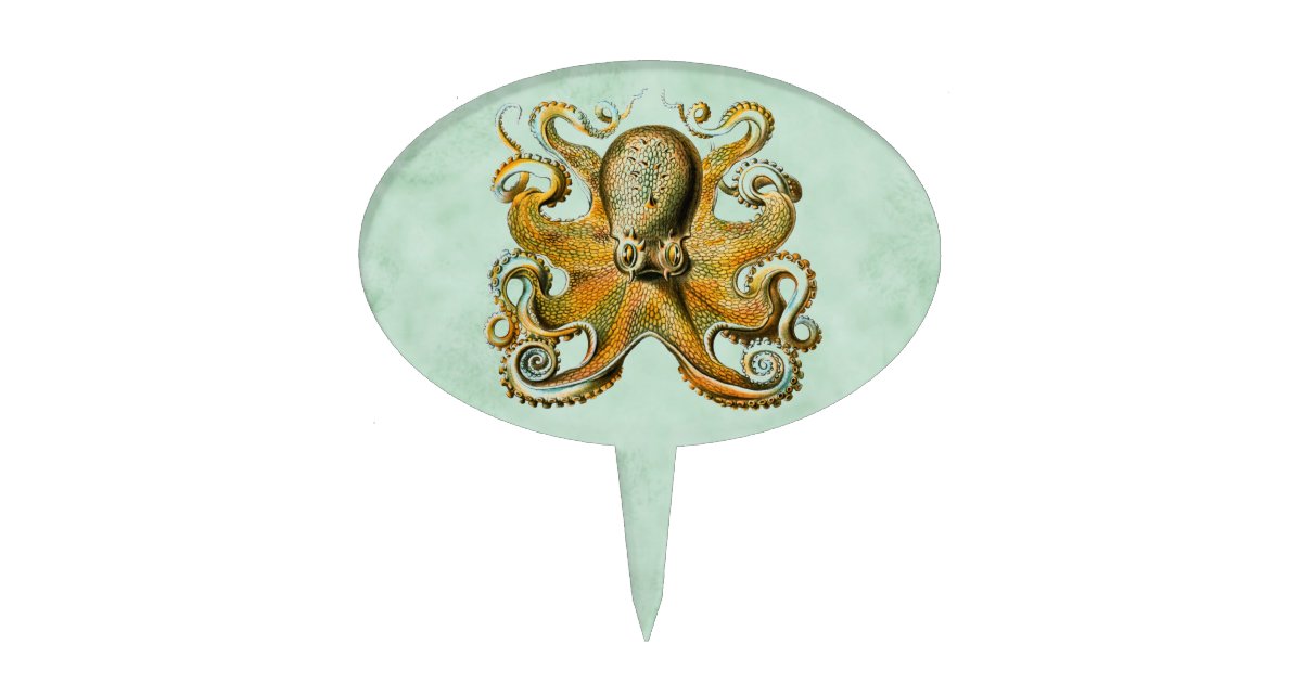 Octopus Cake Topper | Zazzle