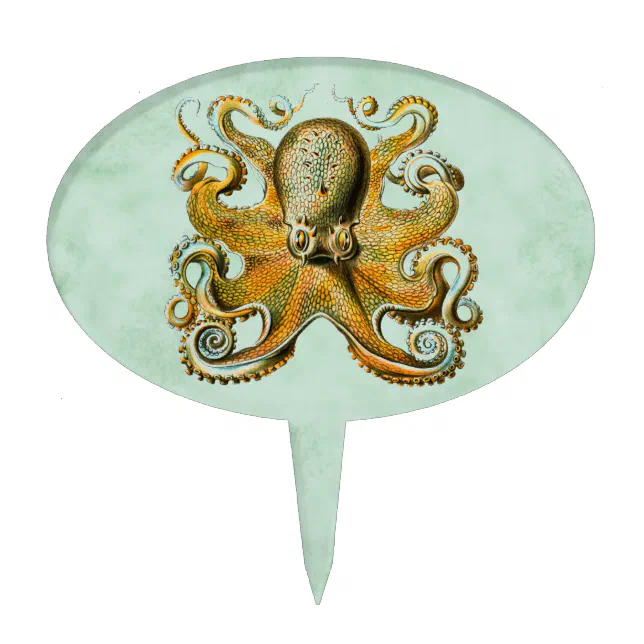 Octopus Cake Topper | Zazzle