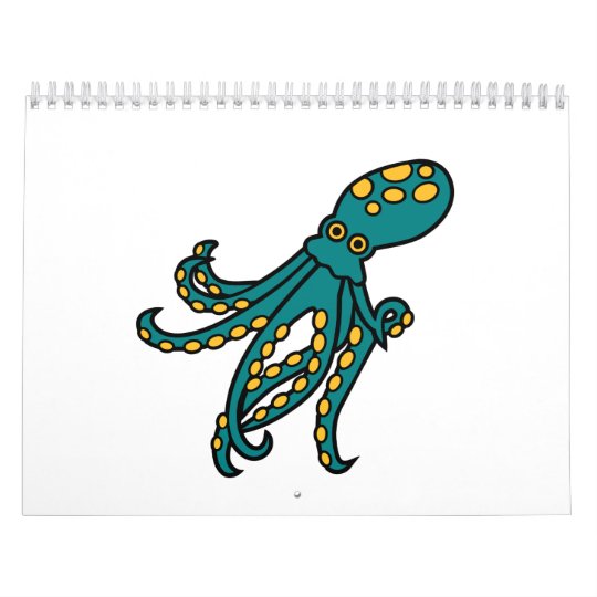 Octopus Calendar | Zazzle