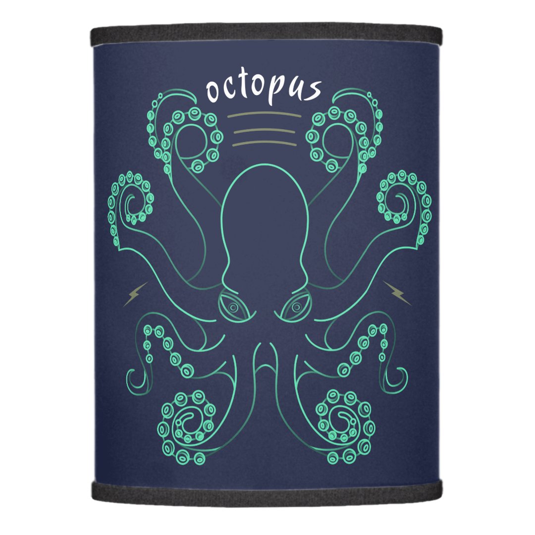 Octopus Cephalopod Tentacles Lamp Shade | Zazzle