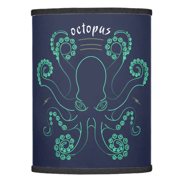 Octopus Cephalopod Tentacles Lamp Shade | Zazzle