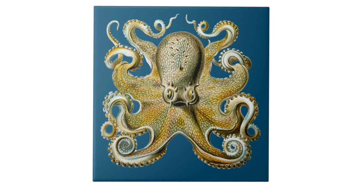 Octopus Ceramic Tile | Zazzle
