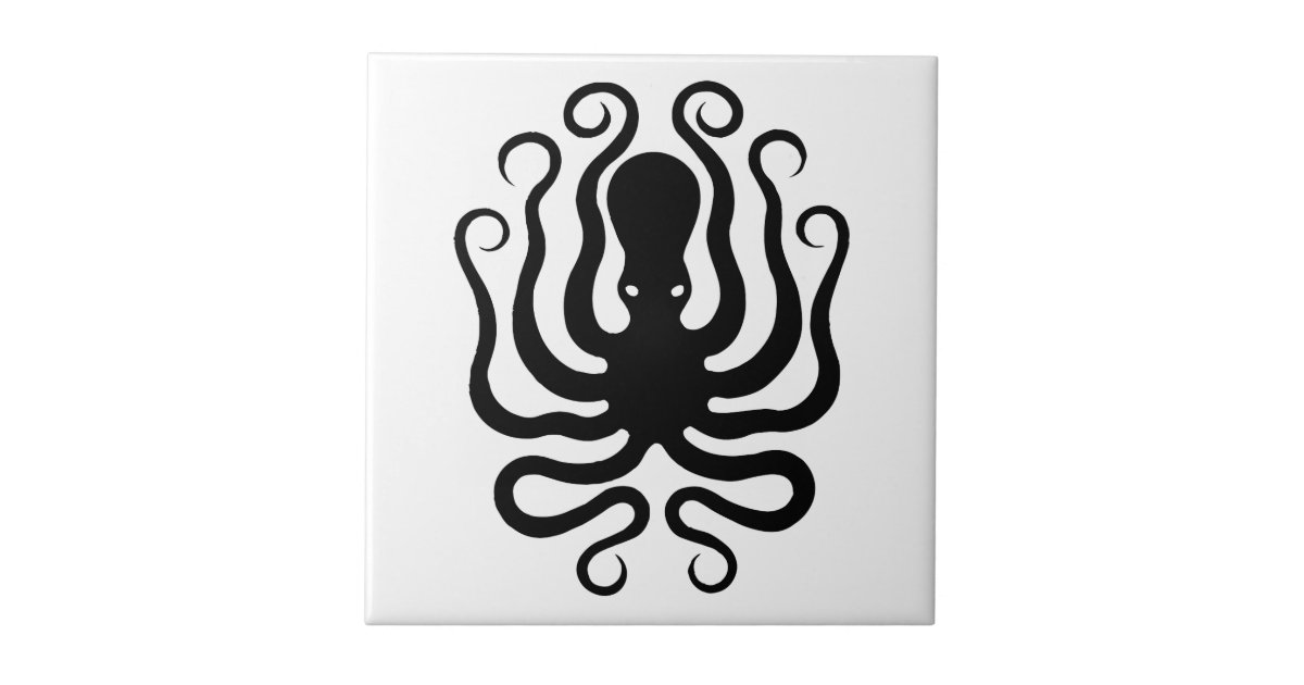 Octopus, Greek relief design Tile | Zazzle