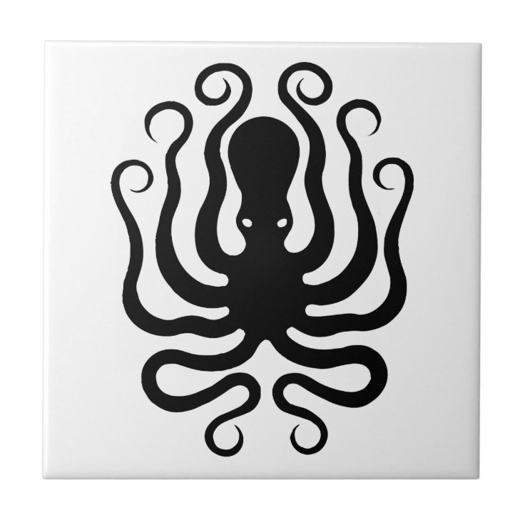 Octopus, Greek relief design Tile | Zazzle