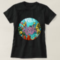 Octopus Handbell Ringer In The Sea (circle design) T-Shirt | Zazzle