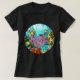 Octopus Handbell Ringer In The Sea (circle design) T-Shirt | Zazzle