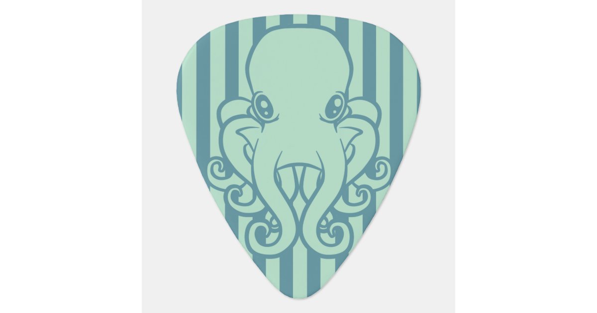 Octopus Logo Guitar Pick | Zazzle