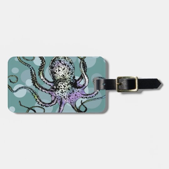 Octopus Luggage Tag | Zazzle.com