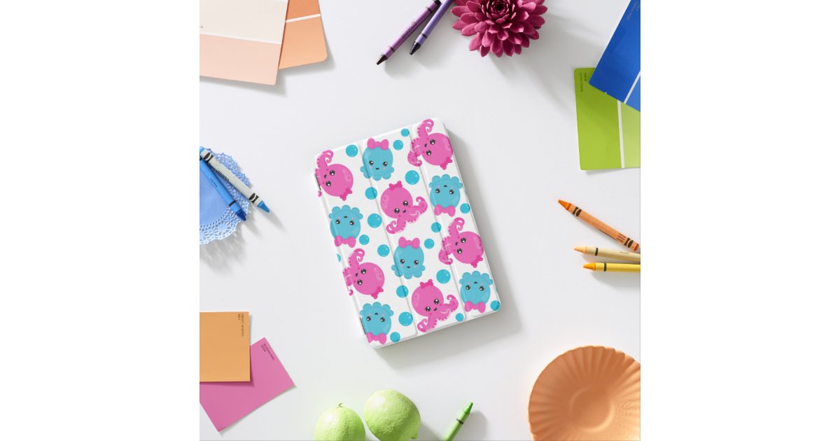 Octopus Pattern, Cute Octopus, Sea Animals iPad Mini Cover | Zazzle